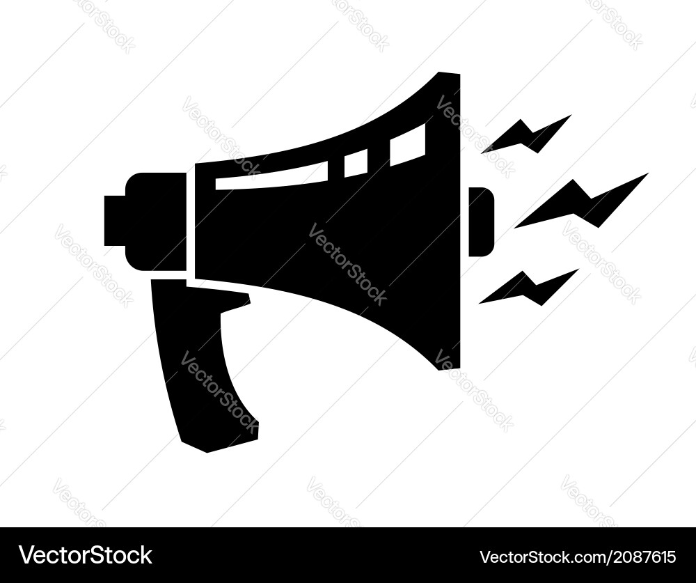 Lautsprecher Icon Lizenzfreies Vektorbild - VectorStock