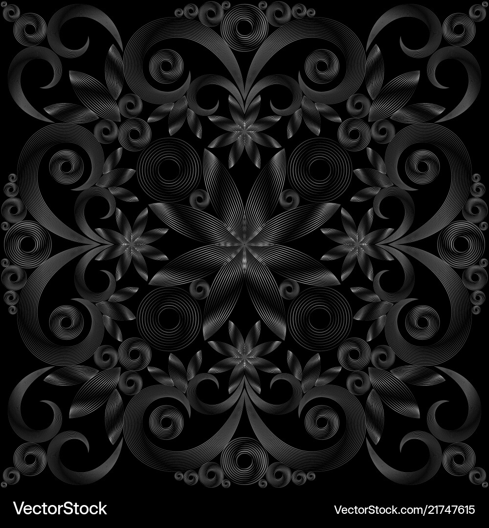 Seamless white floral background Royalty Free Vector Image