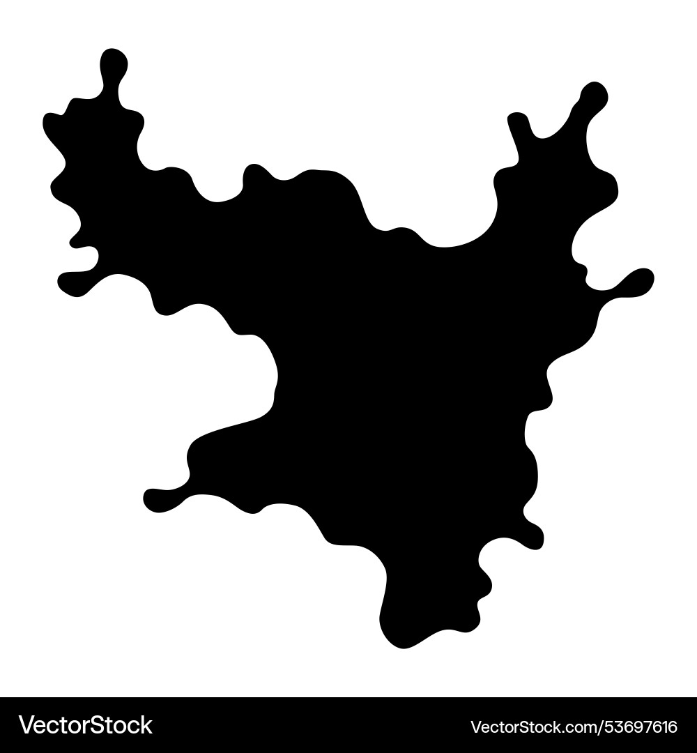 Paint blot icon splash for design use grunge Vector Image