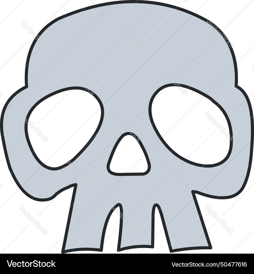 Skull symbol Royalty Free Vector Image - VectorStock