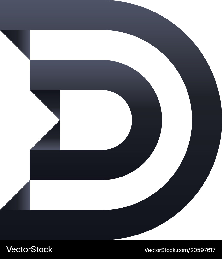 Letter D In Architecture Letter D Construction Logo For SALE