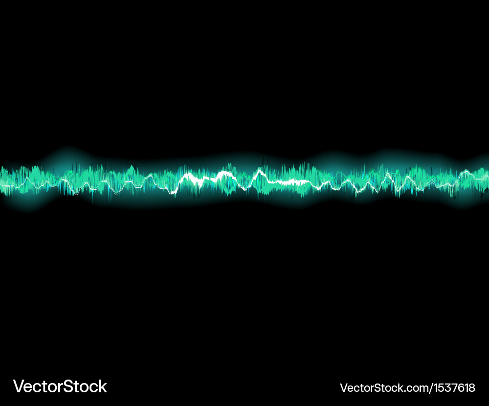 Abstract blue waveform eps 8 Royalty Free Vector Image