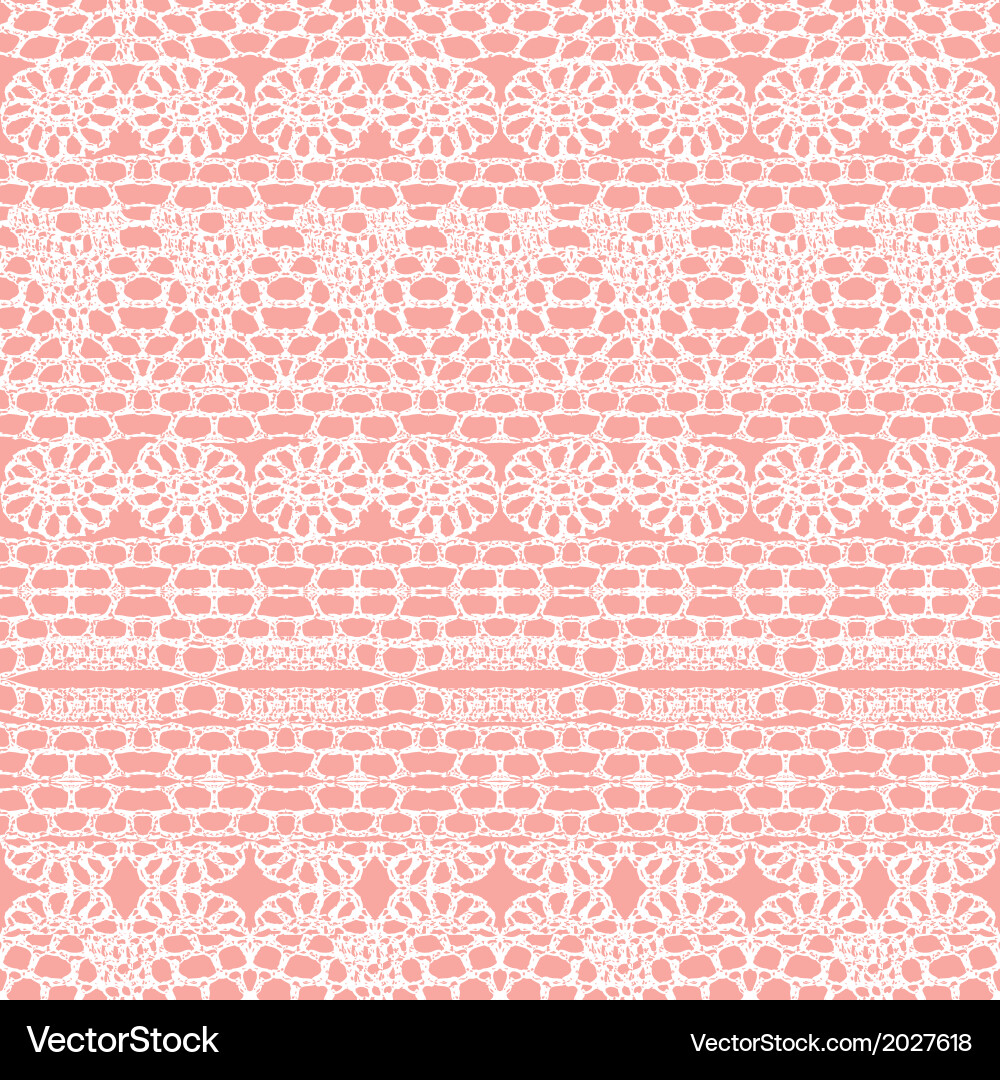 Lace seamless crochet pattern Royalty Free Vector Image