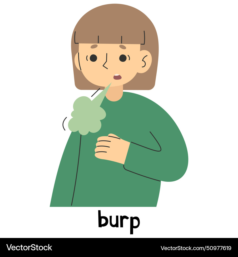 Burp 5 Royalty Free Vector Image - VectorStock