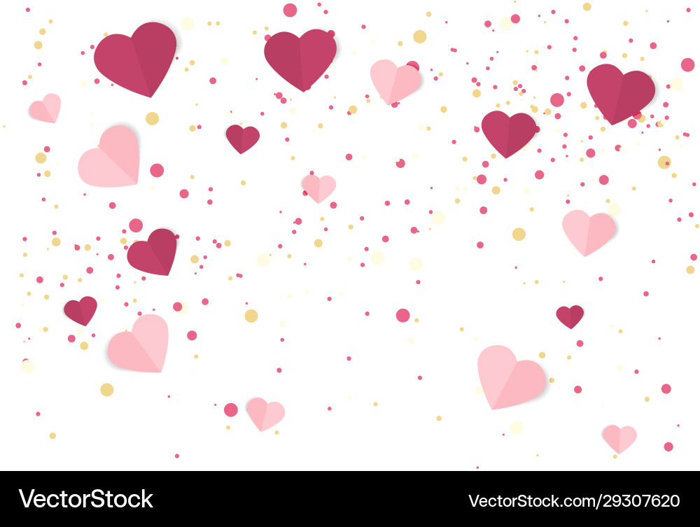 Background with hearts Royalty Free Vector Image