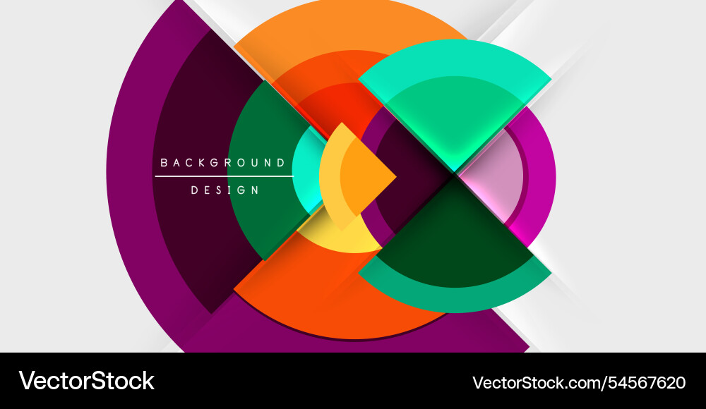 Techno circles and semi Royalty Free Vector Image