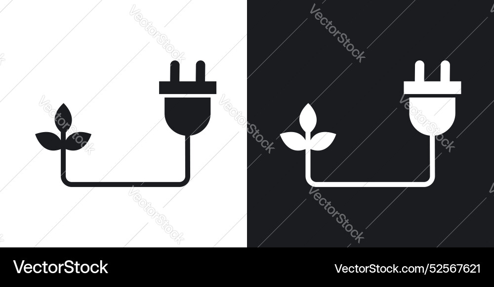 Biomass energy icon set on white background Vector Image