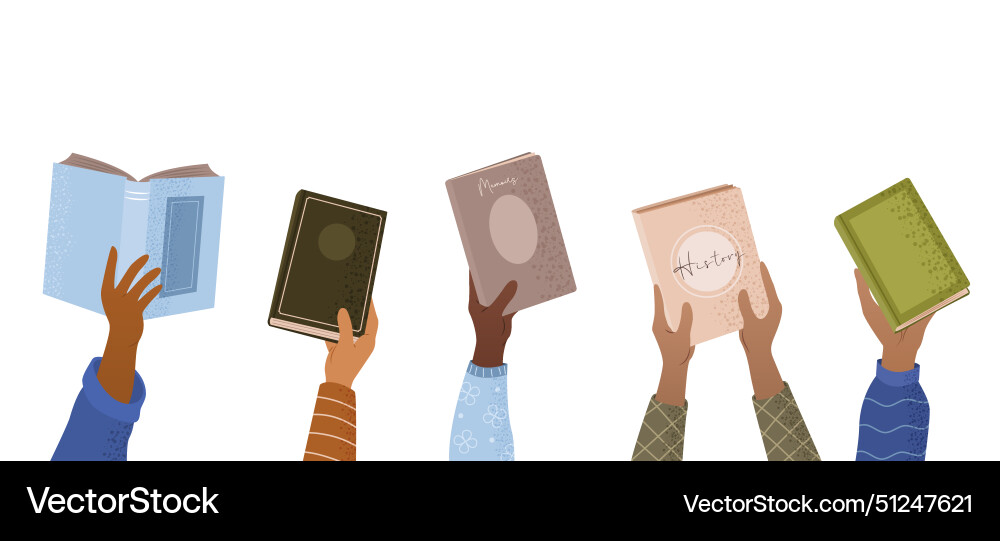 Book exchange or bookcrossing web banner Vector Image