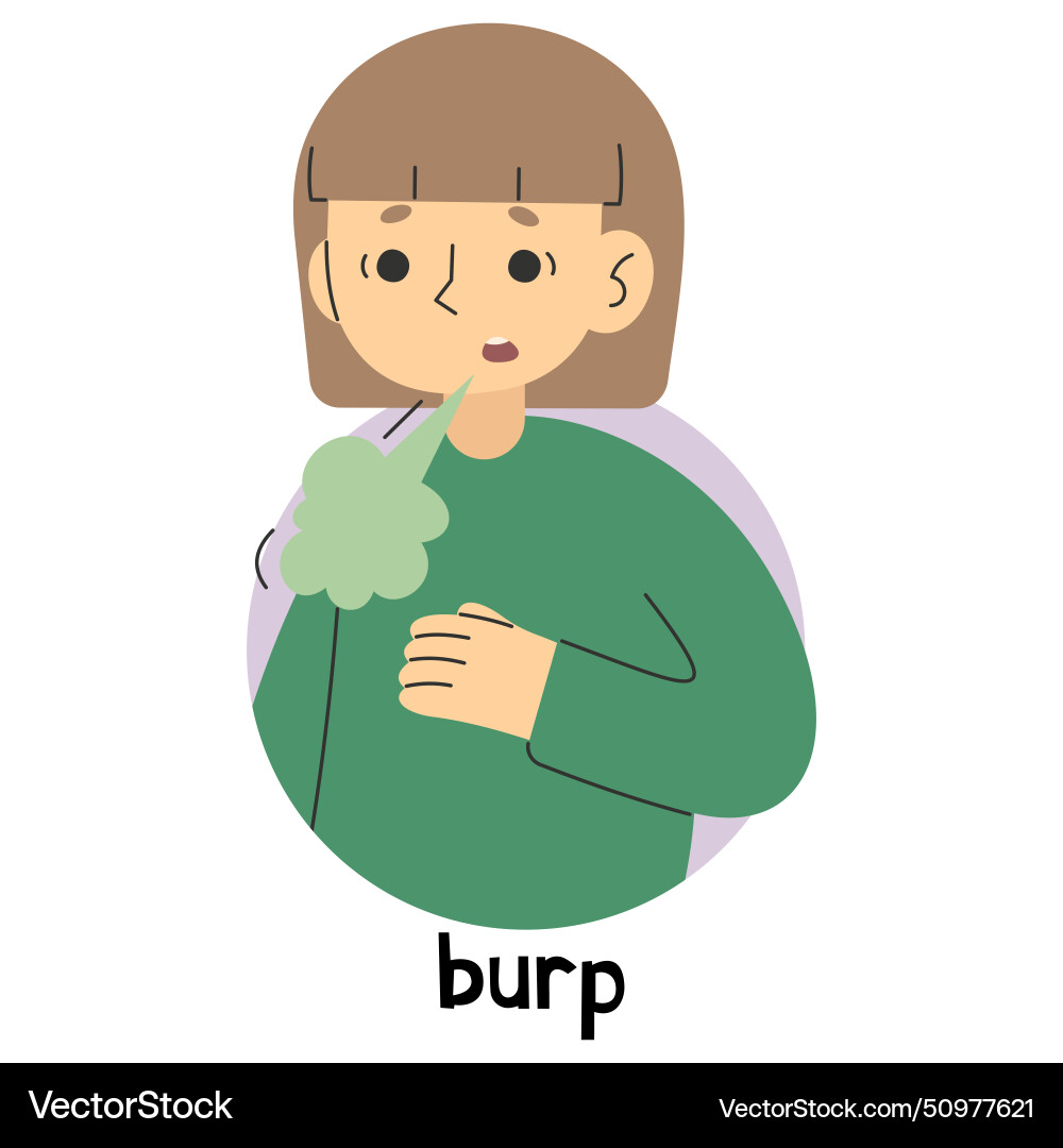 Burp 7 Royalty Free Vector Image - VectorStock
