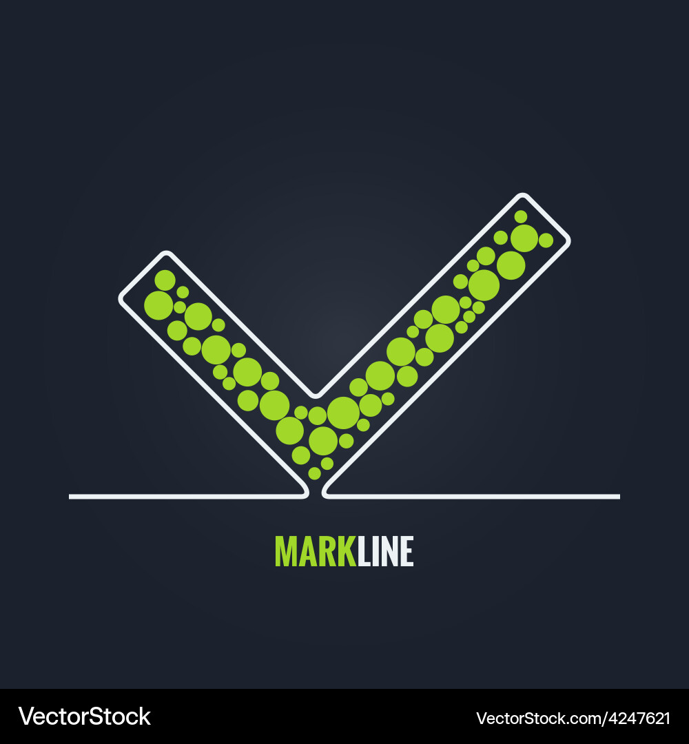 Check mark success background Royalty Free Vector Image