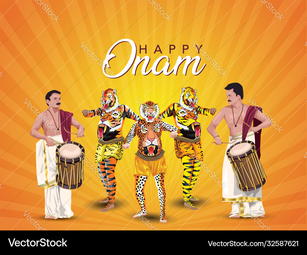 Printyellow background for famous south indian Vector Image