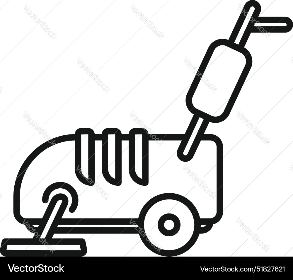 Professional cleaning equipment icon showing Vector Image