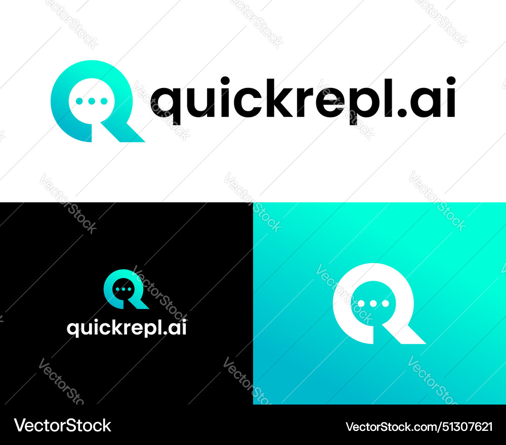 Qr logo Royalty Free Vector Image - VectorStock