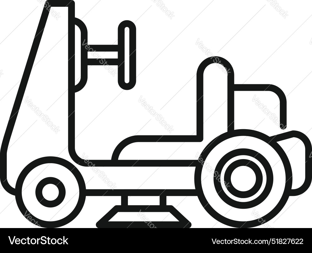 Lawn mower machine using modern cutting system Vector Image