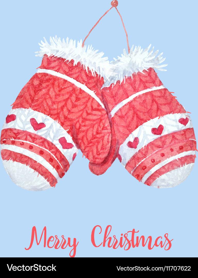 Watercolor Mitten Vector Images (over 110)