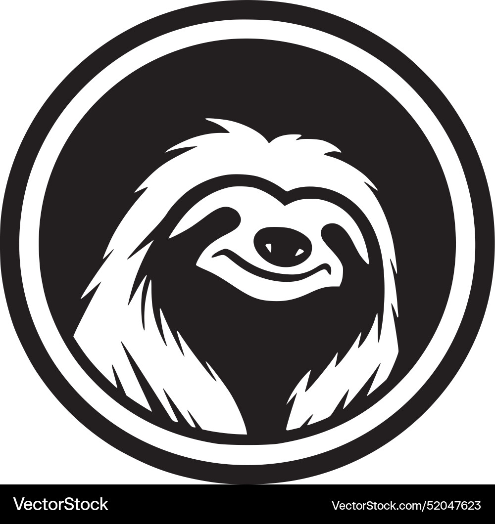 Sloth - high quality logo ideal for t-shirt Vector Image