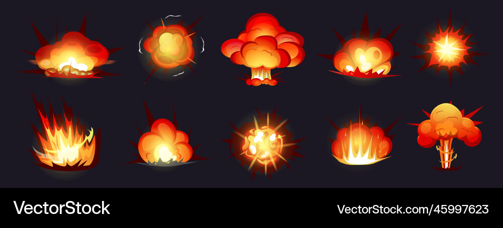 Superhero blowing explosion bomb destruction Vector Image