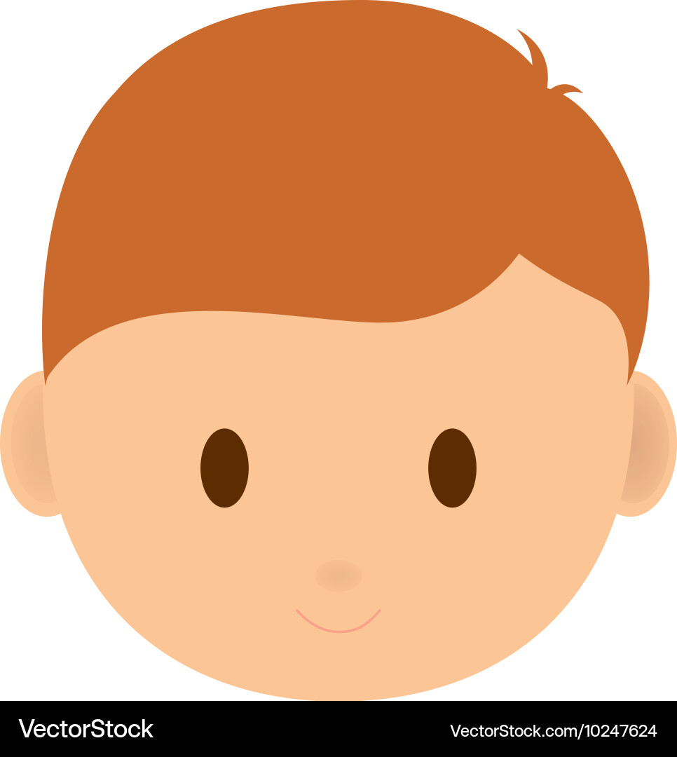 Boy kid head cartoon icon Royalty Free Vector Image Boy kid head cartoon icon Royalty Free Vector Image