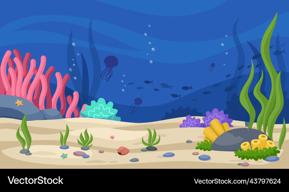 Under Sea Cartoon Underwater Adventure For Kids Coloring Book | Dive