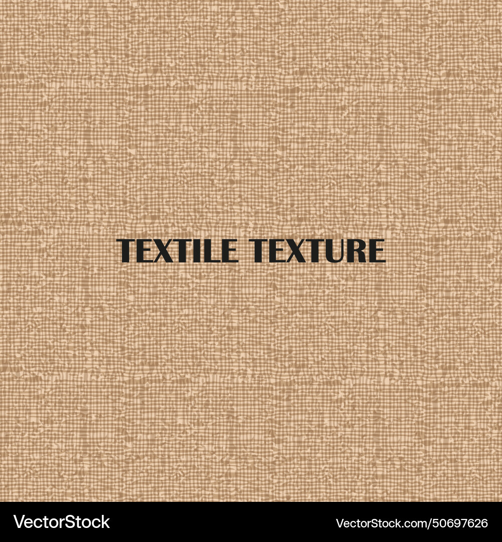 Jute textile texture seamless background Vector Image