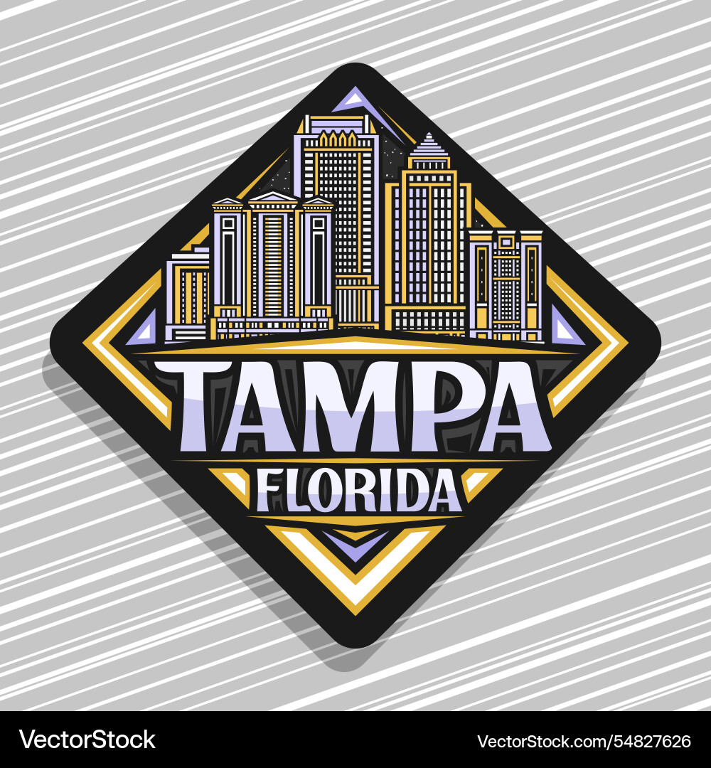 Logo for tampa (54827626) – Royalty-Free Vector | VectorStock