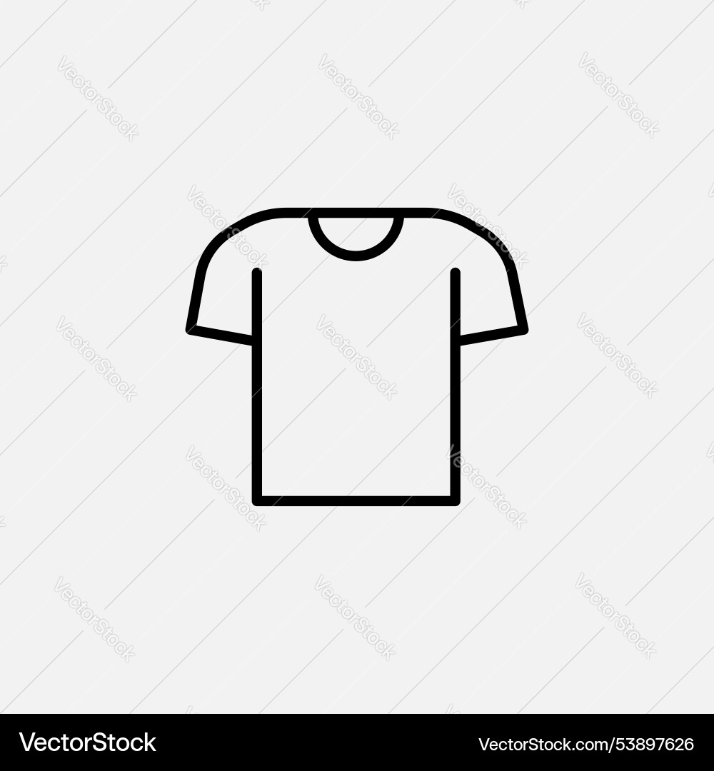 T shirt icon set Royalty Free Vector Image - VectorStock