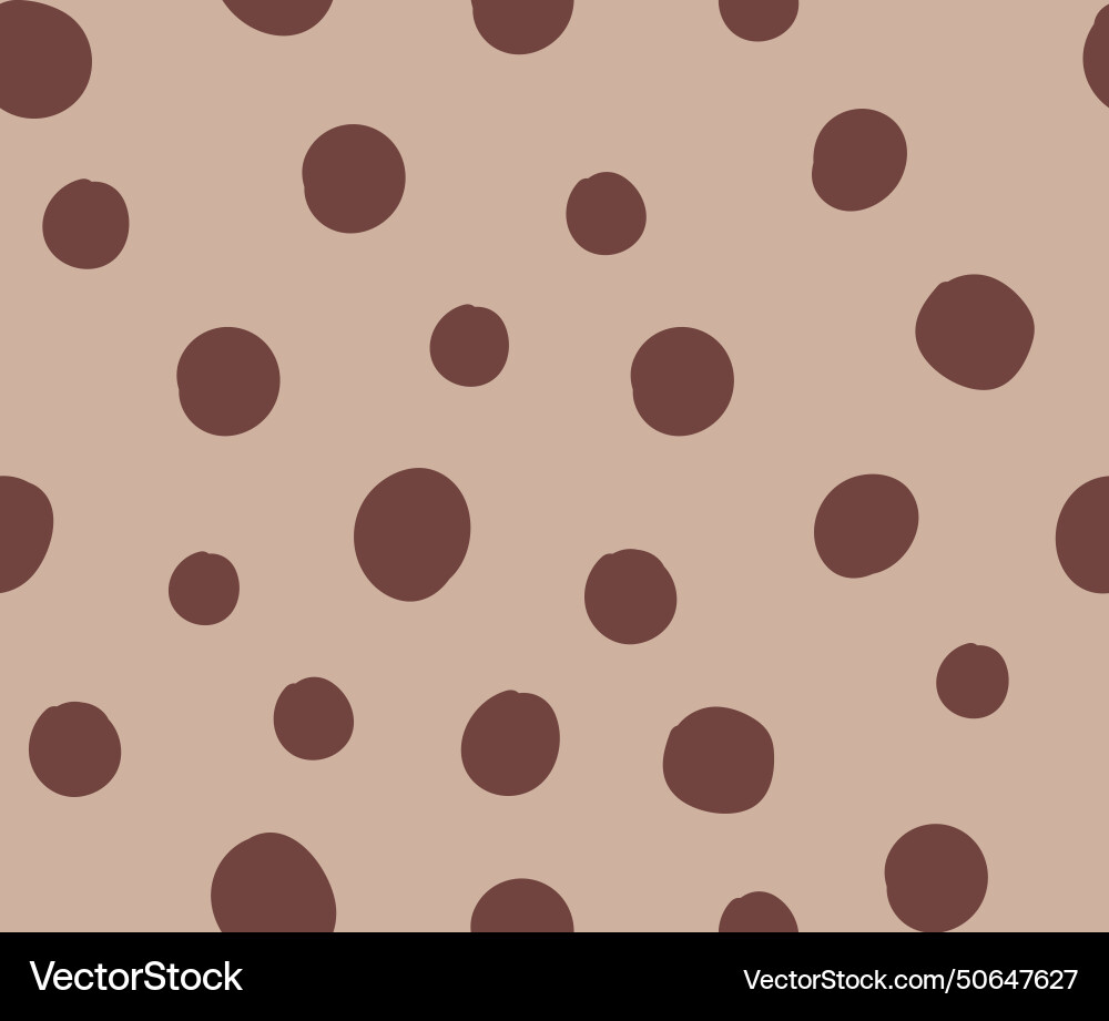 All over seamless repeat pattern with tonal brown Vector Image