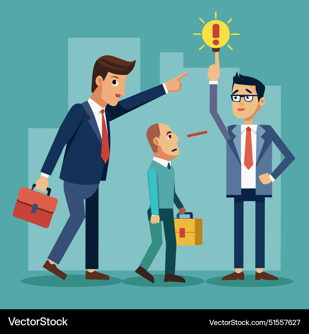 Fired employee layoff or dismissal worker Vector Image