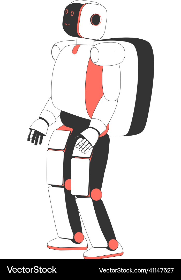 Isometric Robot Icon - Futuristic Royalty Free Vector Image