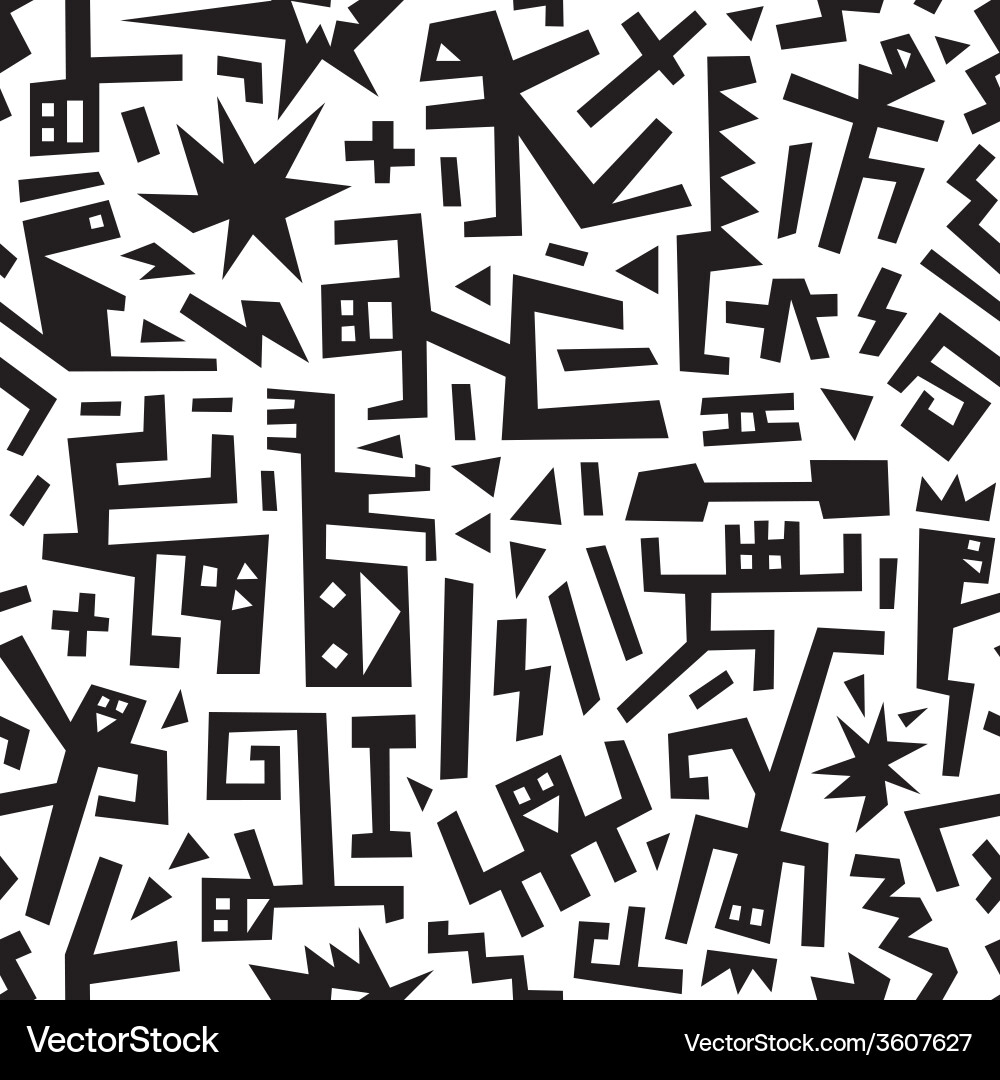 Robots - abstract seamless background Royalty Free Vector