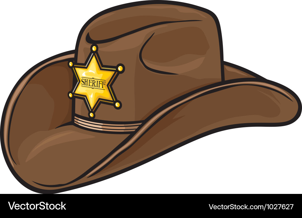 Sheriff Star Badge Royalty Free Vector Image - VectorStock