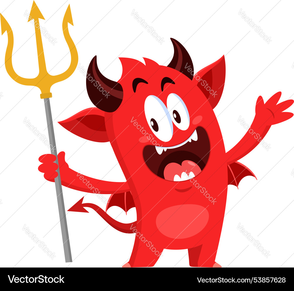 Devil Trident Lucifer Vector Images (over 170)