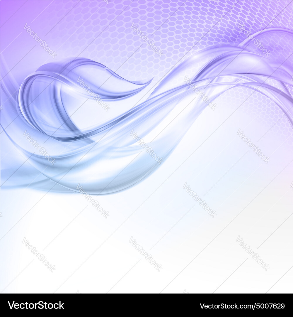 Abstract Blue Purple Wave Background Royalty Free Vector