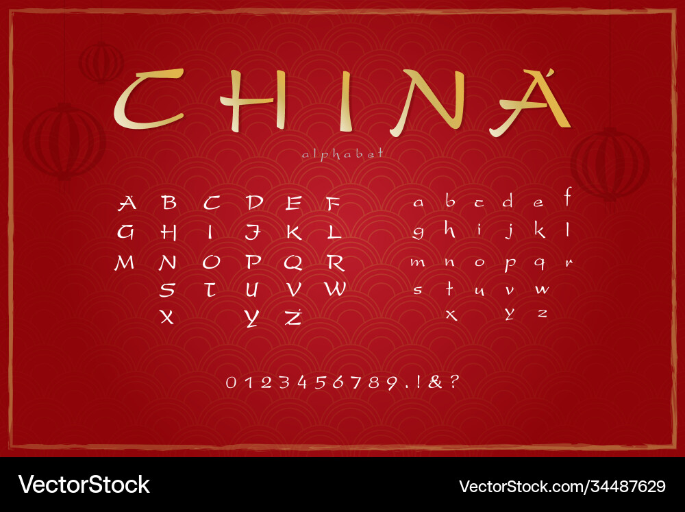 Alphabet Letters In Chinese