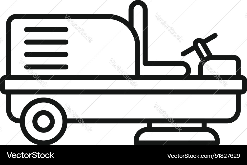 Cleaning machine using modern technology cleaning Vector Image