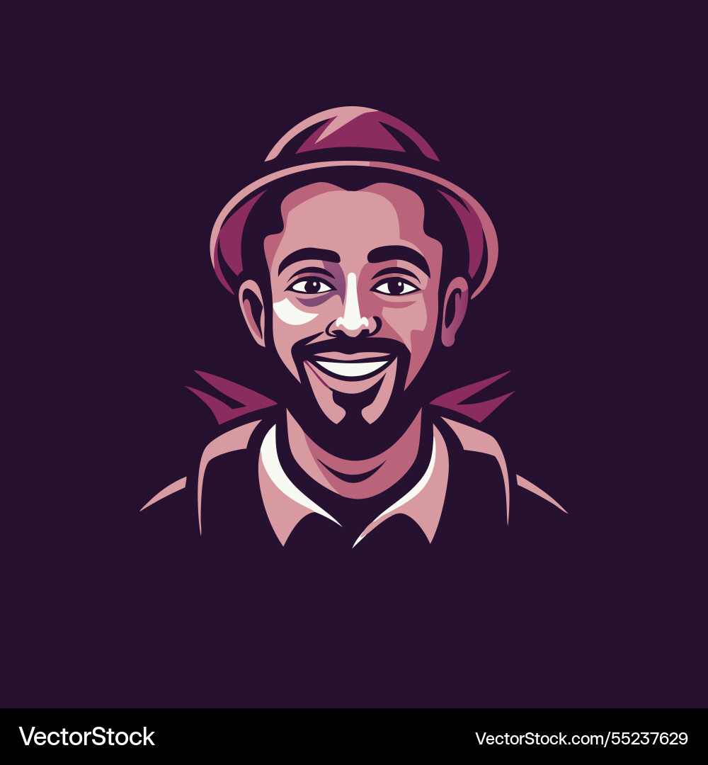 Happy man Royalty Free Vector Image - VectorStock