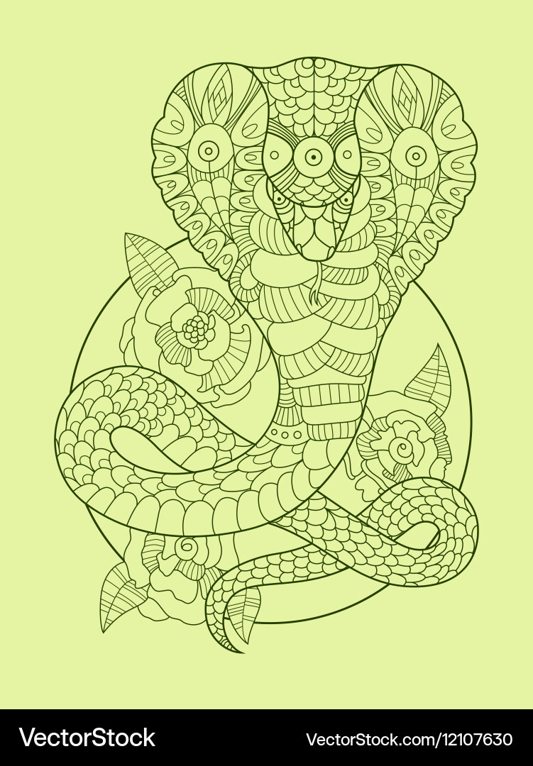 Cobra Snake Sketch