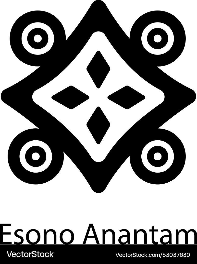 Esono anantam Royalty Free Vector Image - VectorStock