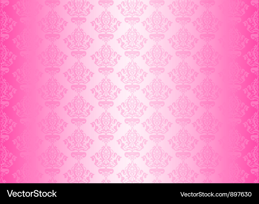 Pink wallpaper Royalty Free Vector Image - VectorStock