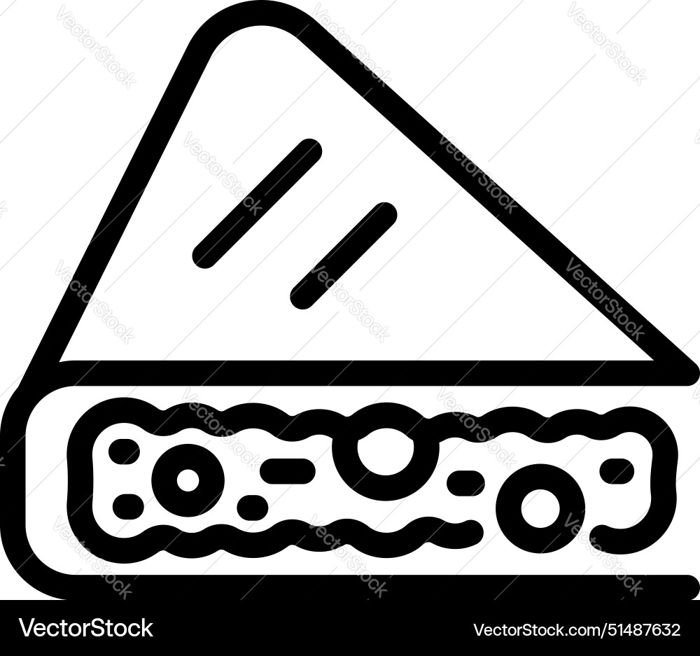 Black and white line art Royalty Free Vector Image