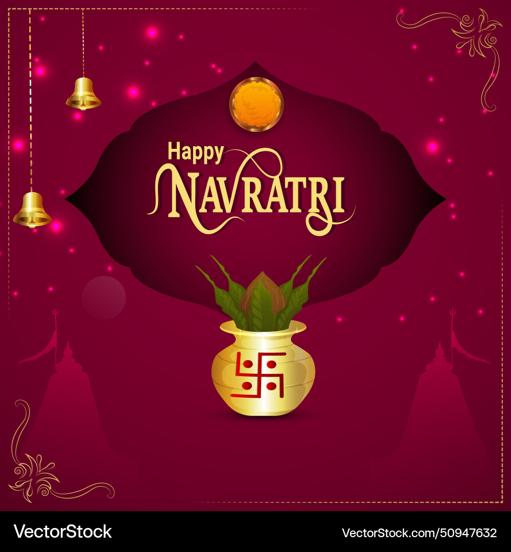 Chaitra navratri Royalty Free Vector Image - VectorStock