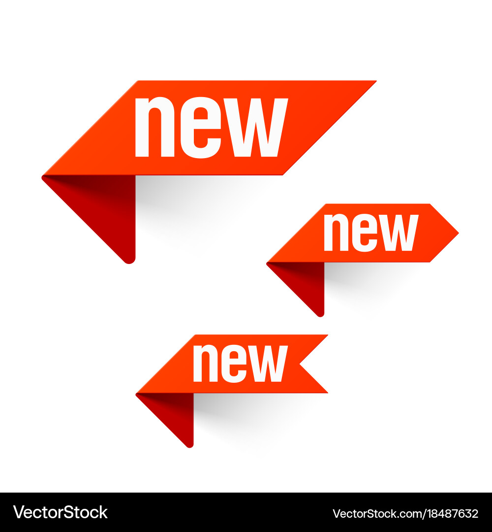 New Arrival Labels Royalty Free Vector Image - VectorStock