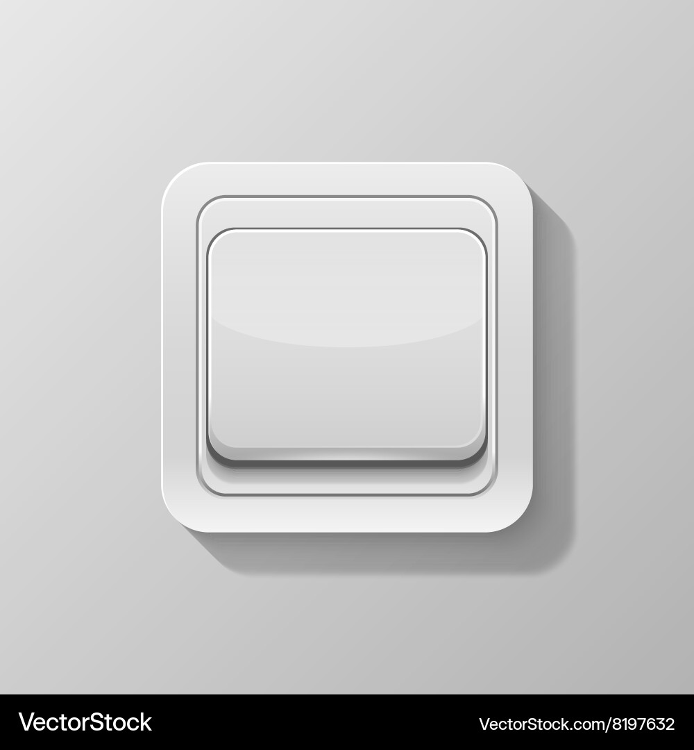 Realistic switch Royalty Free Vector Image - VectorStock