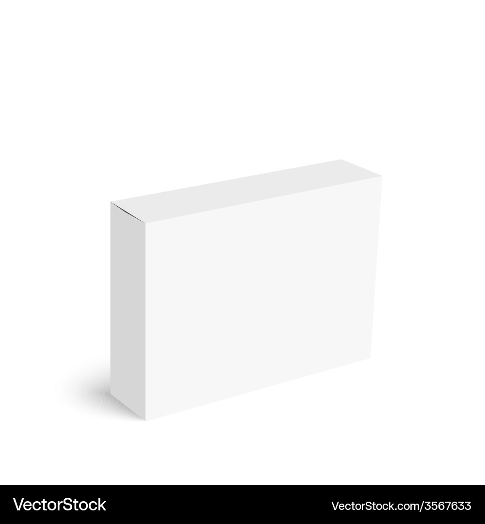 Package white box Royalty Free Vector Image - VectorStock