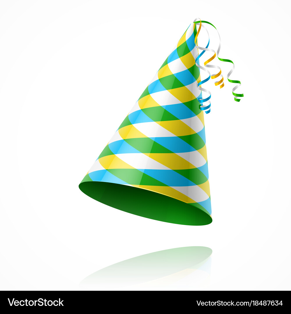 Party hat Royalty Free Vector Image - VectorStock
