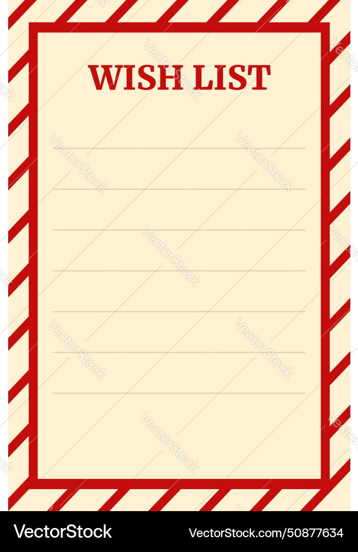 Ribbon red wish list icon cartoon web Royalty Free Vector