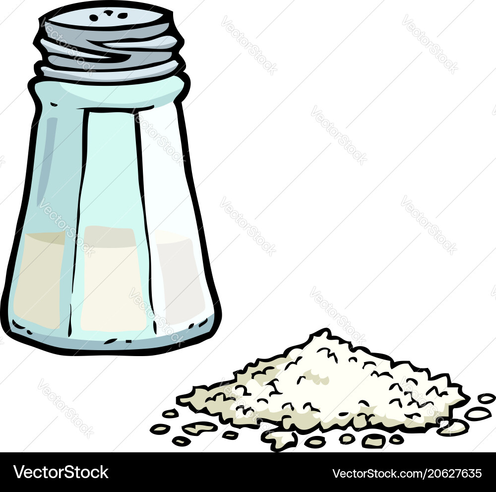 Cartoon Salt Shaker Doodle – Royalty-Free Vector | VectorStock