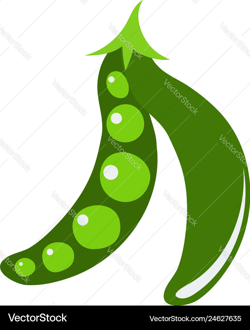Pea icon Royalty Free Vector Image - VectorStock