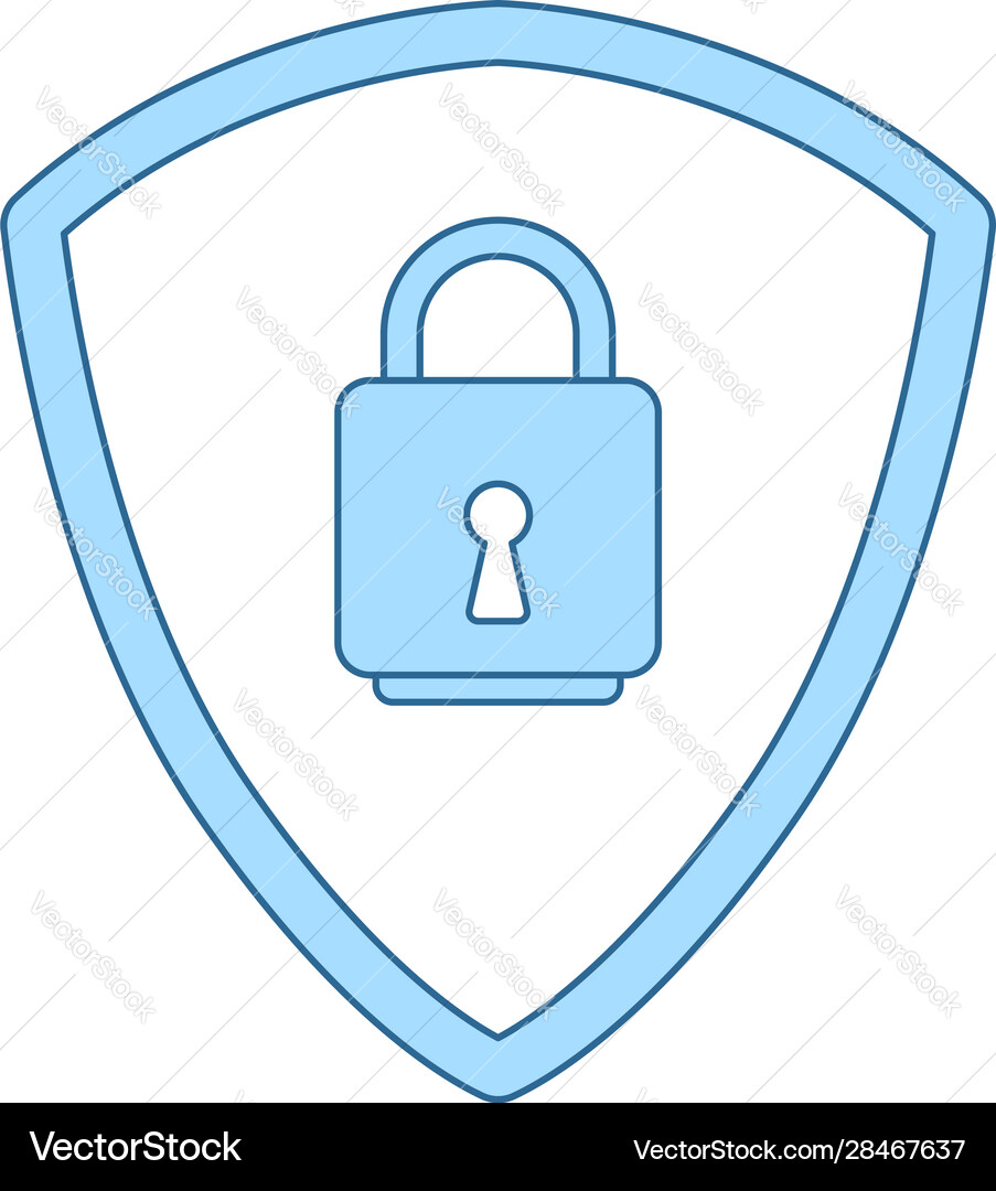 Data security icon Royalty Free Vector Image - VectorStock