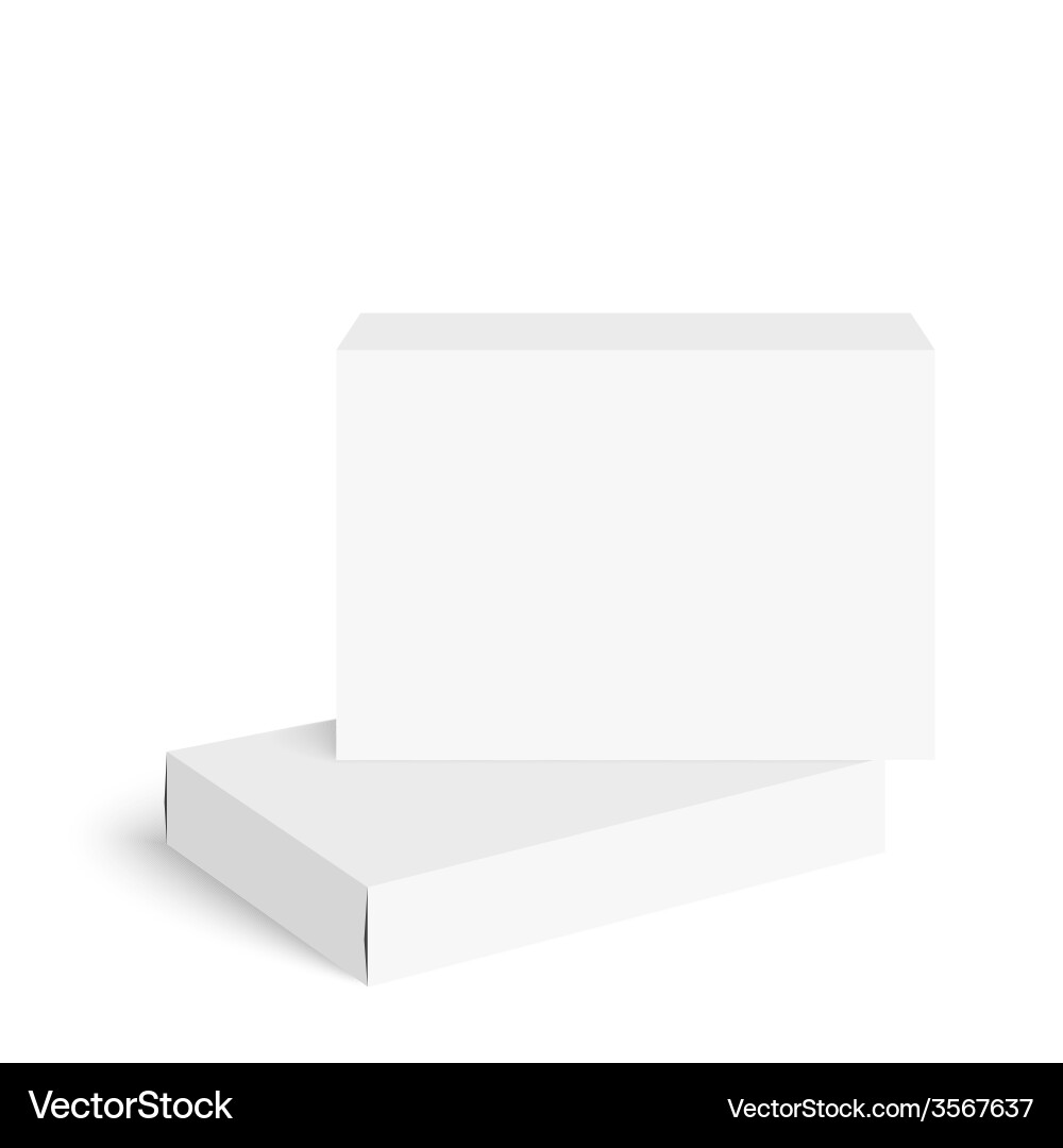 Package white box Royalty Free Vector Image - VectorStock